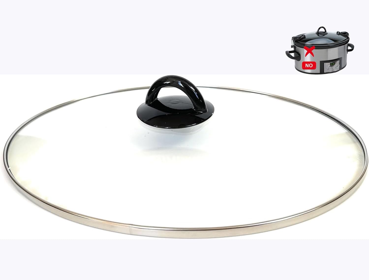 Amazon.com: 6Quart Oval Glass Slow Cooker LID, Replacement for Crock ...