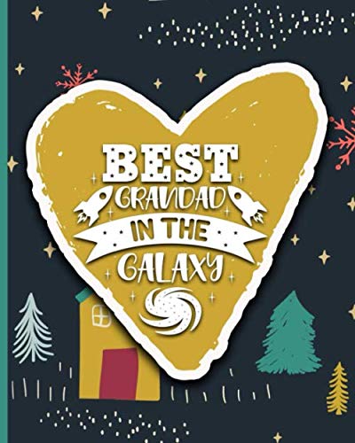 Amazon.com: Best Grandad In The Galaxy: Beautiful Outer Space Star ...