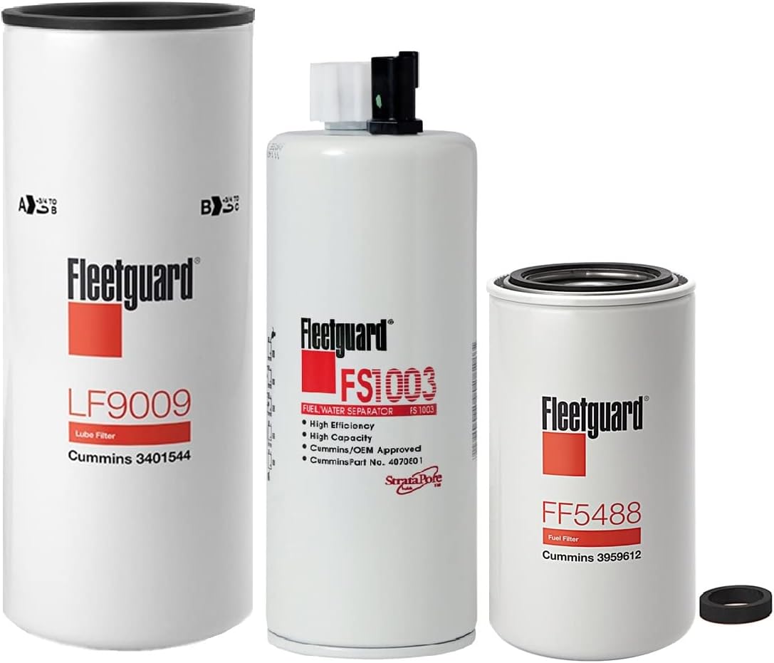 Amazon.com: Fleetguard Fuel/Water Sep Spin-On FS1003 ( SIngle) : Automotive