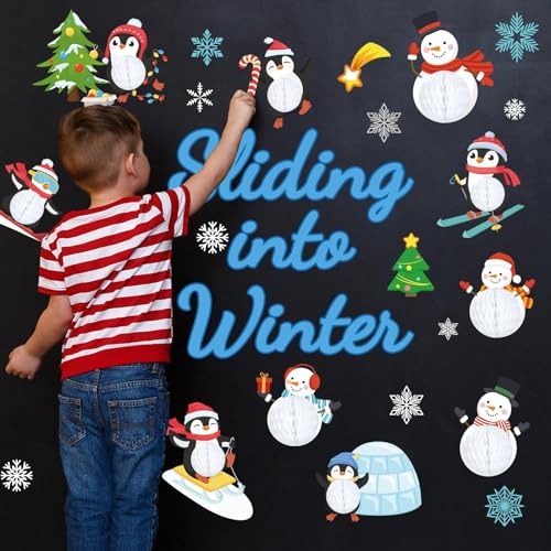 Snapklik.com : Winter HoneycombBalls Bulletin Board Set Decorations ...
