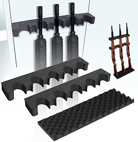 Amazon.com: Semohop Gun Racks, Floor Gun Rack Indoor, Wooden Free ...
