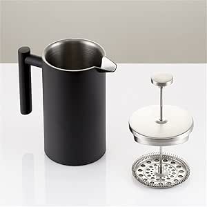 Amazon.com: FZZDP Stainless Steel French Press Double Wall Coffee ...