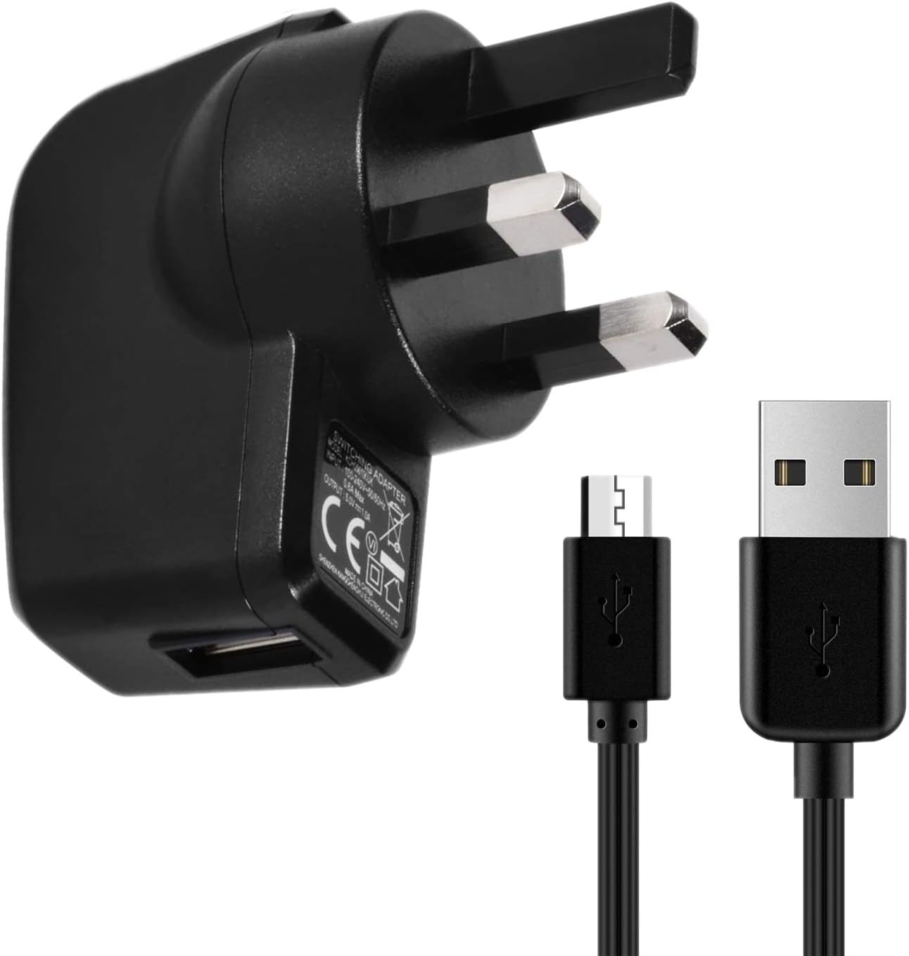 Guilty Gadgets - Micro USB UK Mains Charger Compatible With - Galaxy ...