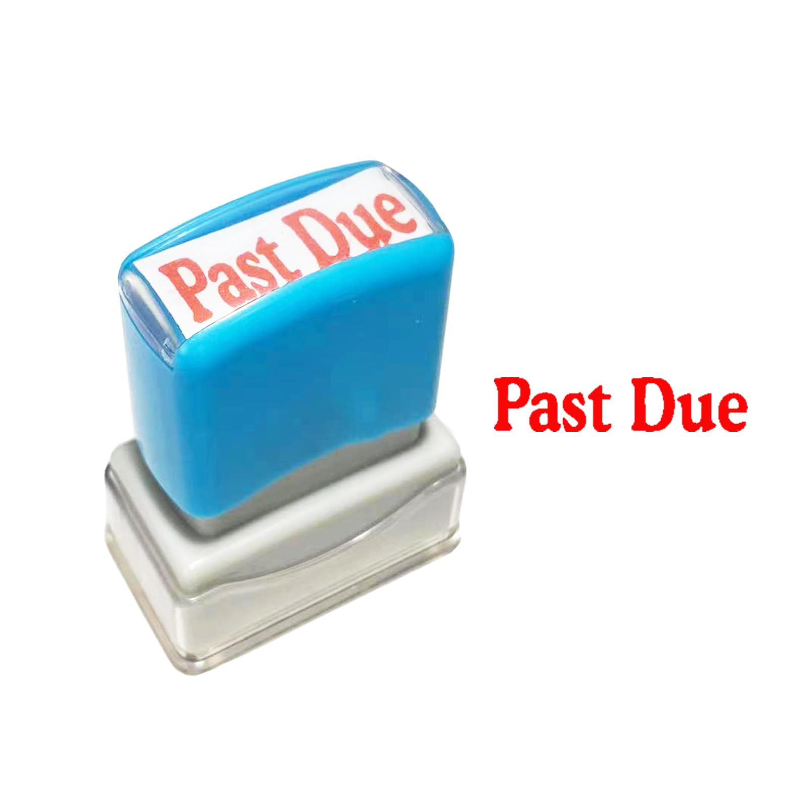 Snapklik.com : Past Due Stamp Red Ink Refillable Stampers For Office ...
