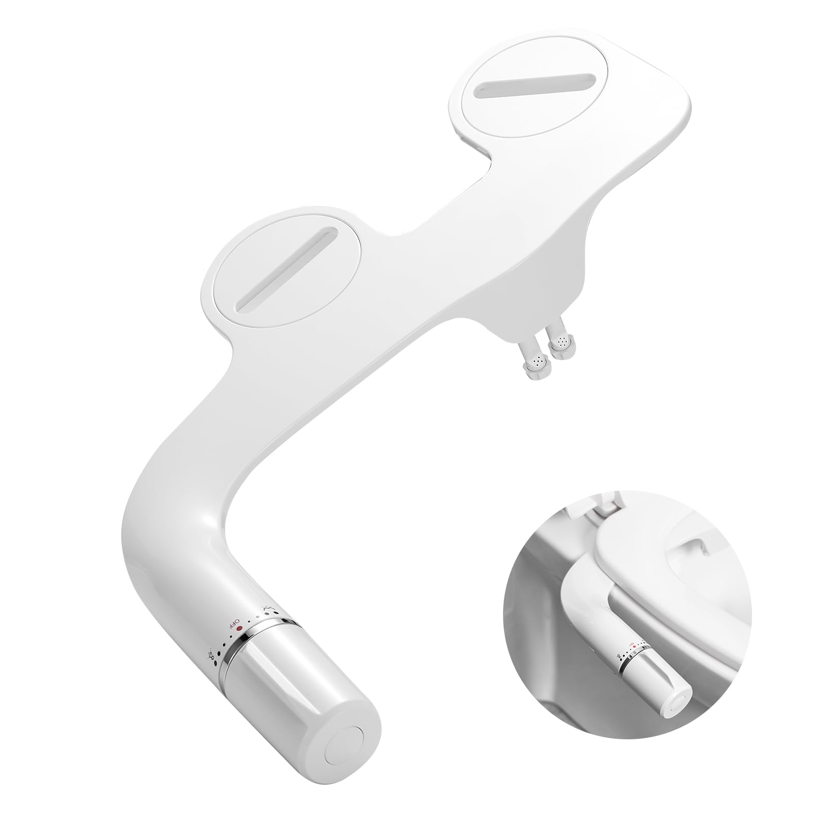 Bidet, Bidet para Inodoro, Accesorio de Bidé Ultradelgado para Inodoro ...