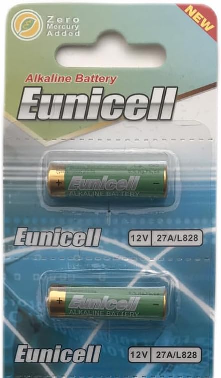 27A Batteries (2 pack) 12v volts Alkaline A27 G27A MN27 L828 EL812 EL ...