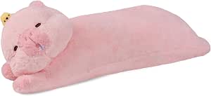Amazon.com: NXNYNZ Long Capybara Plush Pillow, Cute Pink 47.3inches ...
