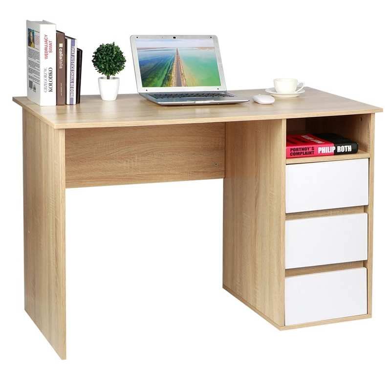 Buy Study Table Engineered Wood Study & Computer Table, Office Desk ...