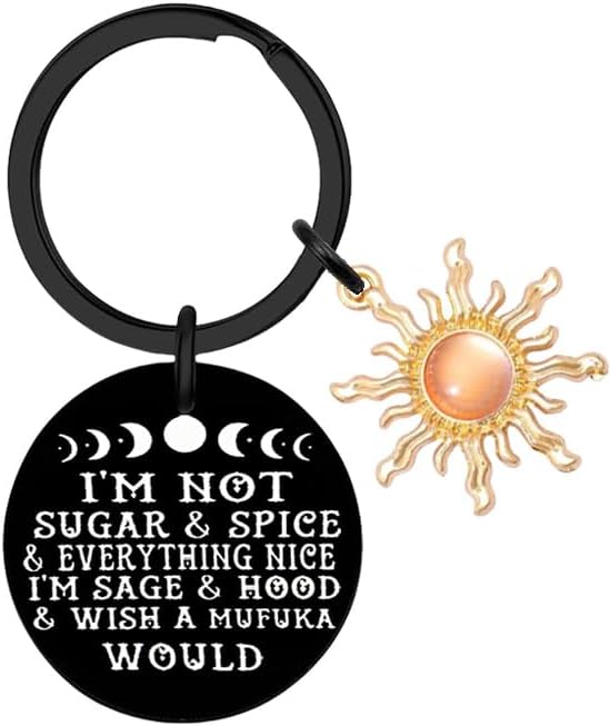 Zguhsadl Witchy Gifts Goth Keychain Witch Keychain Vintage Decor ...