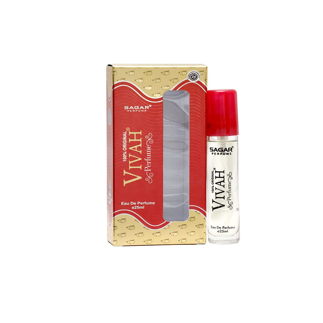 Buy SAGAR PERFUME Vivah_Red Perfume 25ML Online at Low Prices in India ...