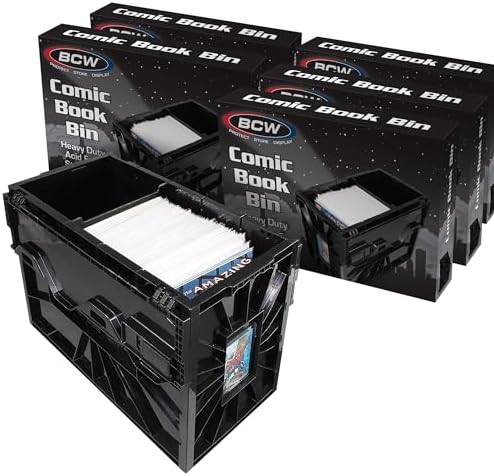 Amazon.com: ETRONIK Comic Book Storage, Comic Book Boxes with Zipper ...