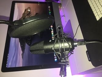 Yotto USB Microphone Cardioid Condenser Mic 192KHz/24bit Plug and Play ...