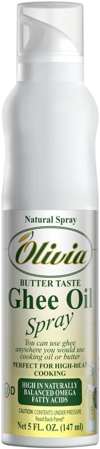 Amazon.com : Ghee Oil Spray Olivia Ghee Oil Spray 5 Oz (Pack of 2 ...