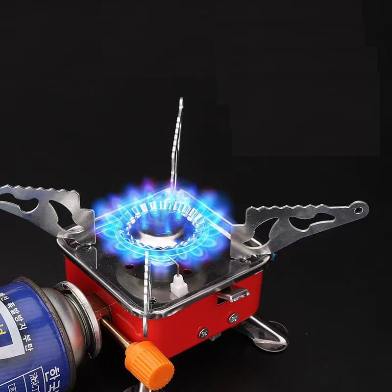5800W Camping Gas Stove, Portable Windproof Backpacking Burner Cooking ...