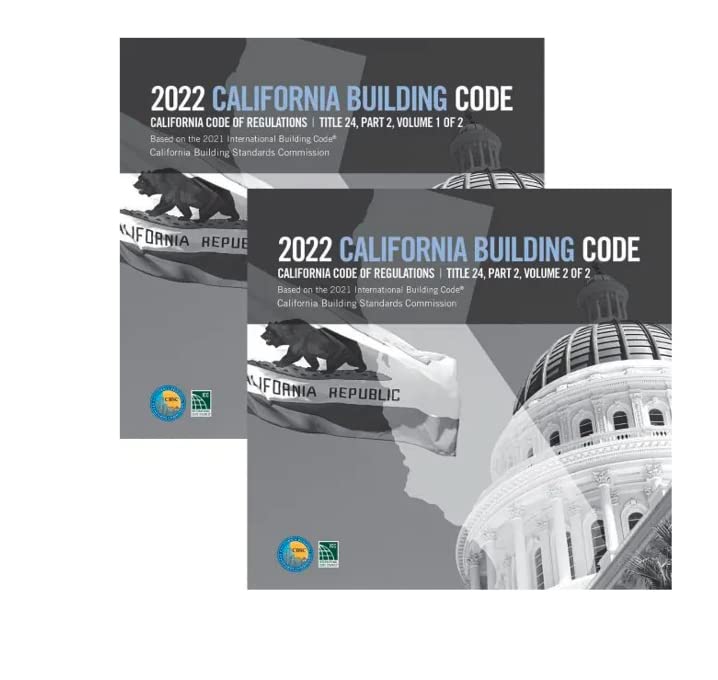 2022 California Building Code, Title 24, Part 2 (Volumes 1 & 2), ISBN ...