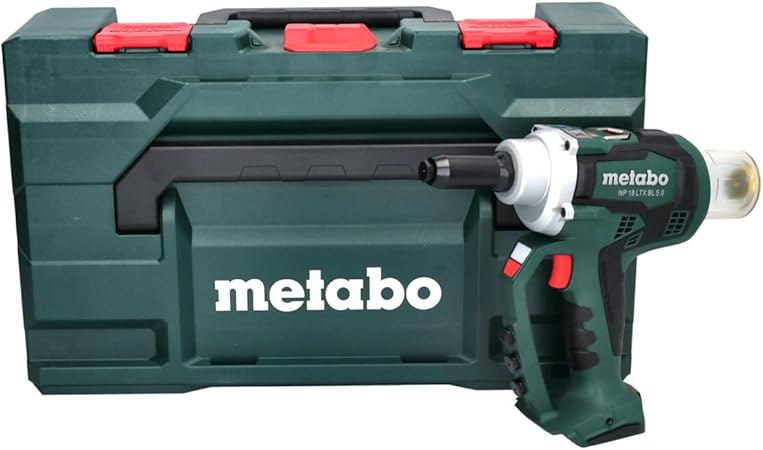 metabo NP 18 LTX BL 5.0 (619002840) Cordless Blind Rivet Gun 18V Li ...