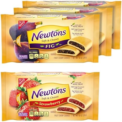 Amazon.com: Newtons Soft & Fruit Chewy Fig & Strawberry Cookies Variety ...