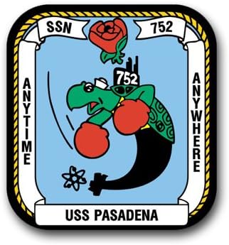 Amazon.com: US Navy Ship USS Pasadena SSN-752 Decal Sticker 3.8" 6-Pack ...