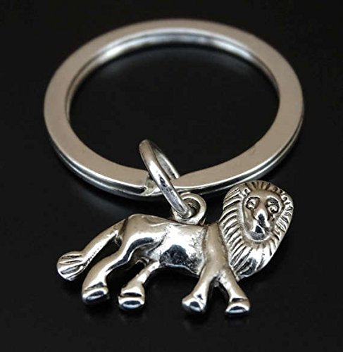 Amazon.com: Lion Keychain, Lion Charm, Lion Pendant, Lion Key chain ...