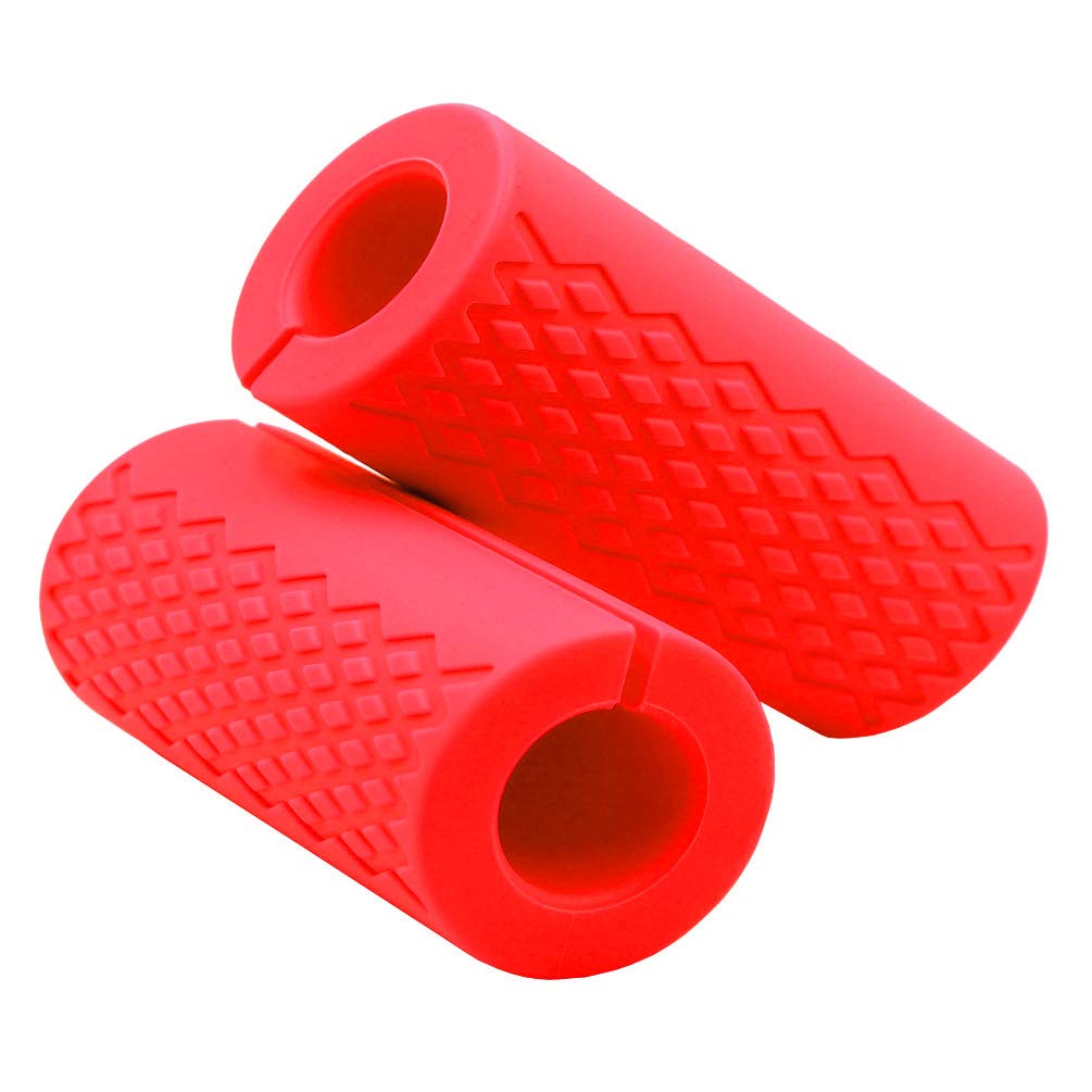 Buy Gym Weight Bar Grips - fit Standard Barbell, Dumbell Handles, Bicep ...