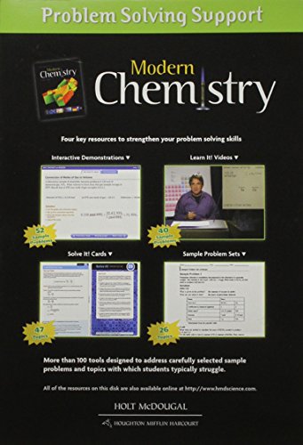 Modern Chemistry: Problem-Solving Support DVD (Hörbuch-Download): HOLT ...