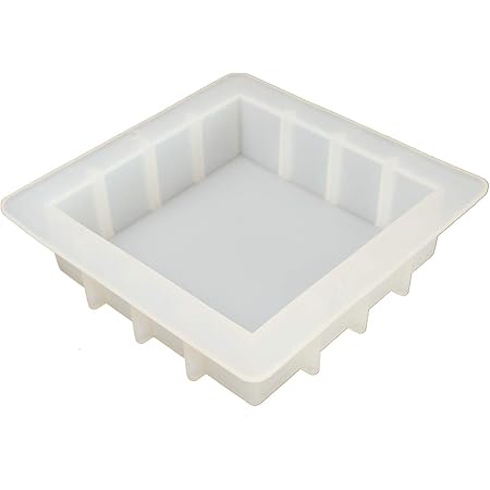 Amazon.com: Soap Molds 6 inch Silicone Slab Mold Square DIY Handmade ...
