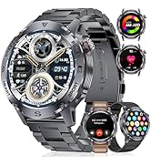 FOXBOX Smart Watch for Men (3 Straps),1.43'' AMOLED Fitness Waterproof ...