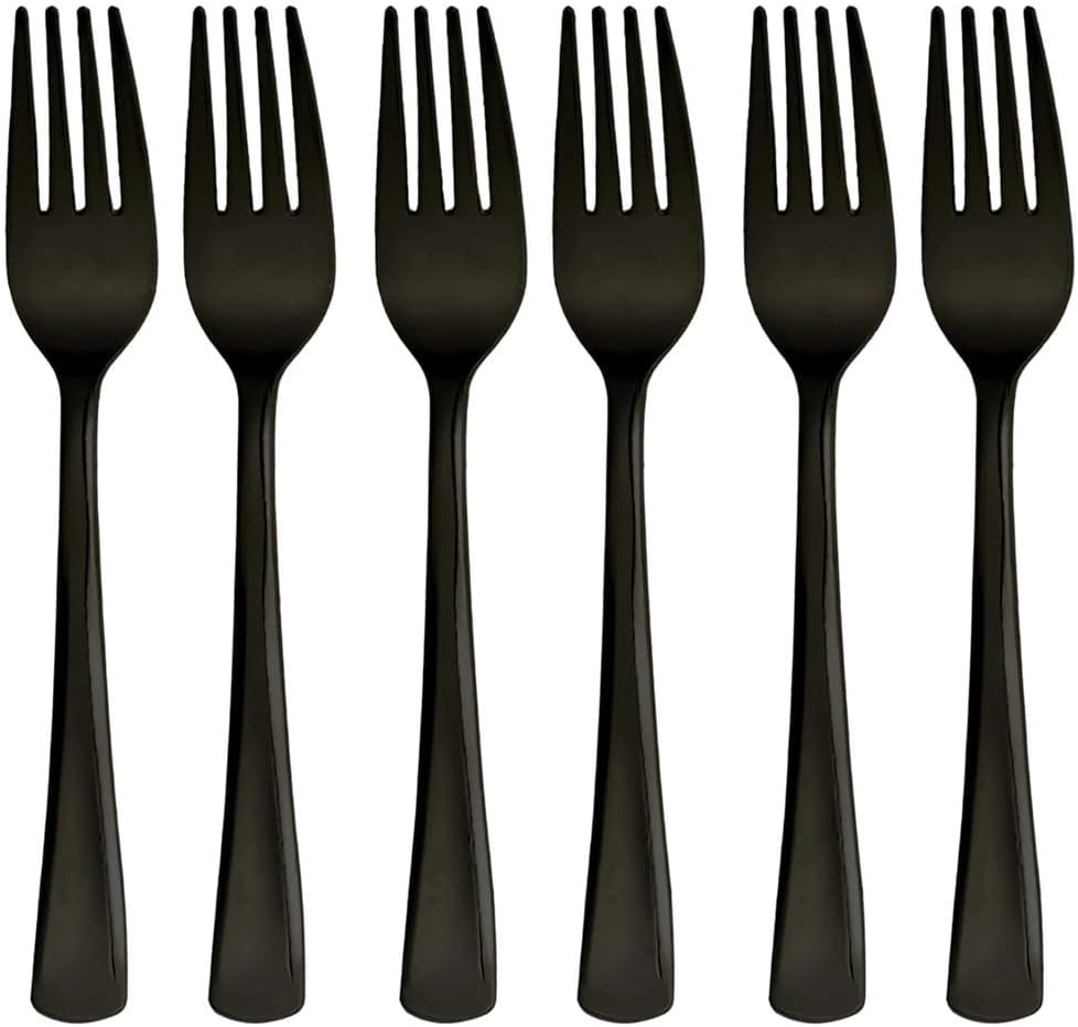 Amazon.com: Tiny Tasters Black Disposable Small Forks for Appetizers, 3 ...