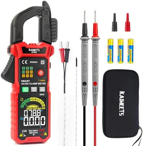 Metravi DT-725 TRMS AC/DC Digital Pocket Clamp Meter upto 600A with ...