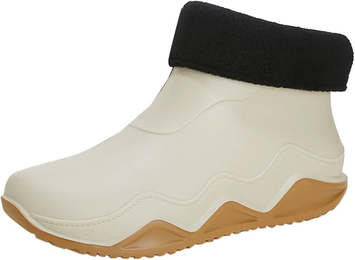 Waterproof Boots Women Ankle Wellies Waterproof Winter Work Boots Women ...