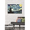 Amazon.com: Trends International The Starry Night by Vincent van Gogh ...