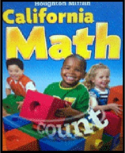 Mathmatics Level K: Houghton Mifflin Mathmatics California: Math: 9780618827367: Amazon.com: Books