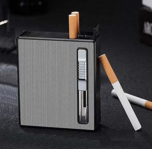 overa 2 in 1 Automatic Ejection Fancy Cigarette Case with Lighter ...