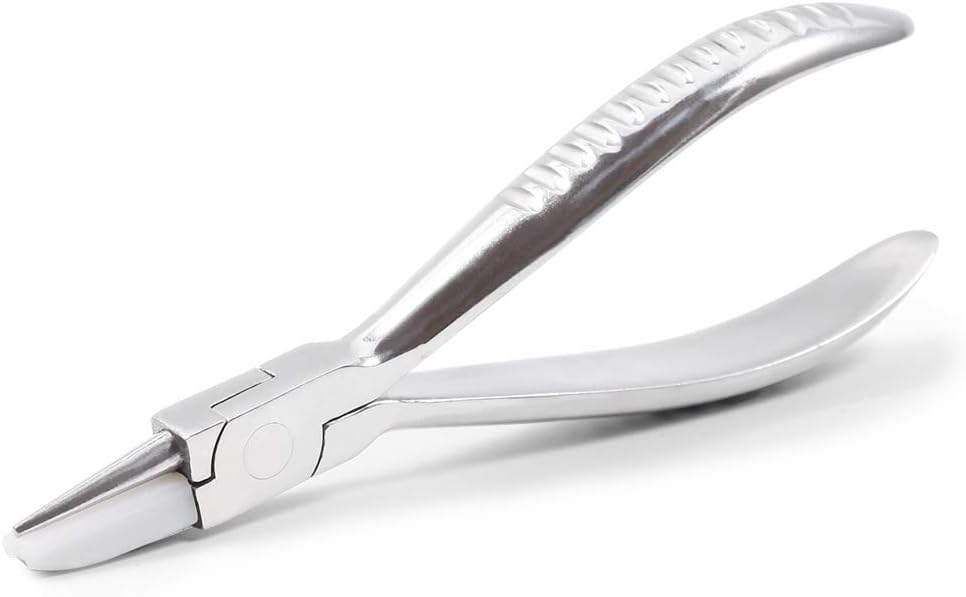 Temple Tool LEONTOOL Eyeglasses Frame Pliers 6 Inch Nylon Jaw Half Flat ...