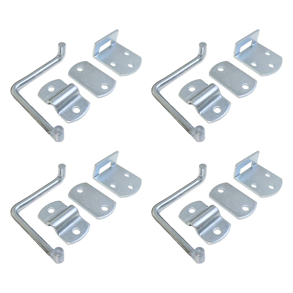 Snapklik.com : Boxer 4 Pack Straight Side Gate Latch Sets For Truck ...