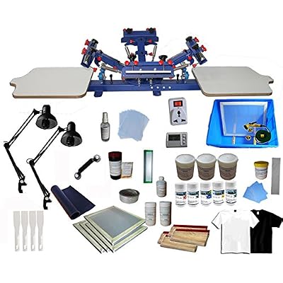 INTBUYING 4 Color 2 Station Screen Printing Machine Nepal | Ubuy