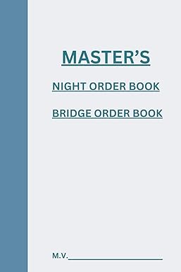 Master's Night Order Book: Bridge Night Order Book: IMA: Amazon.com: Books