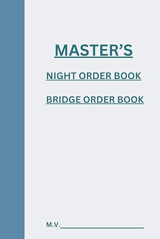 Master's Night Order Book: Bridge Night Order Book: IMA: Amazon.com: Books