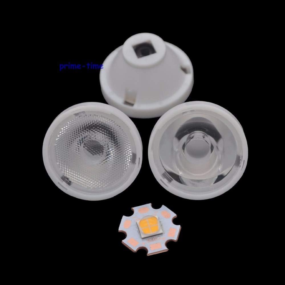 Southst 10pcs XHP70 MKR LED Lens 25 Degree Beaded Suace Or 8 Degree ...