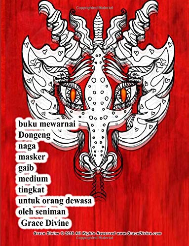 Amazon.com: buku mewarnai Dongeng naga masker gaib medium tingkat untuk ...