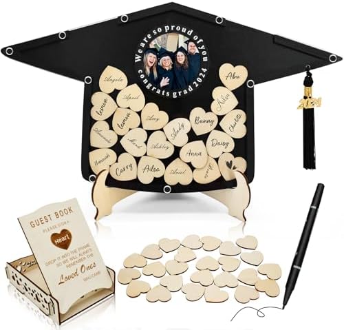 Amazon.com: HMASYO Graduation Decorations Class of 2024, Graduation Cap ...