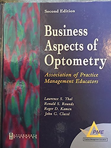 Business Aspects of Optometry: Lawrence S. Thal: 9781416053491: Amazon ...
