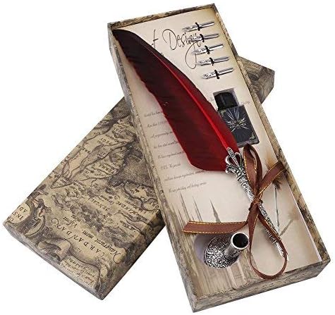 Quill Pen Set,Schreibfeder Antike Feder Kupferner Federstiel ...