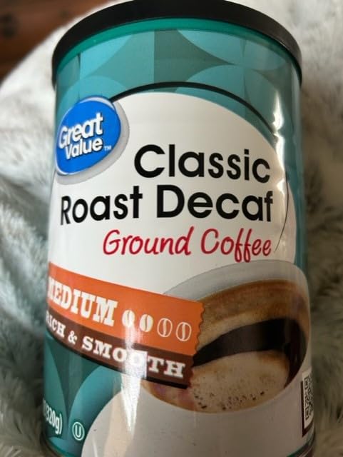 Amazon.com: Great Value Classic Decaf Medium Ground Coffee, 11.3 oz