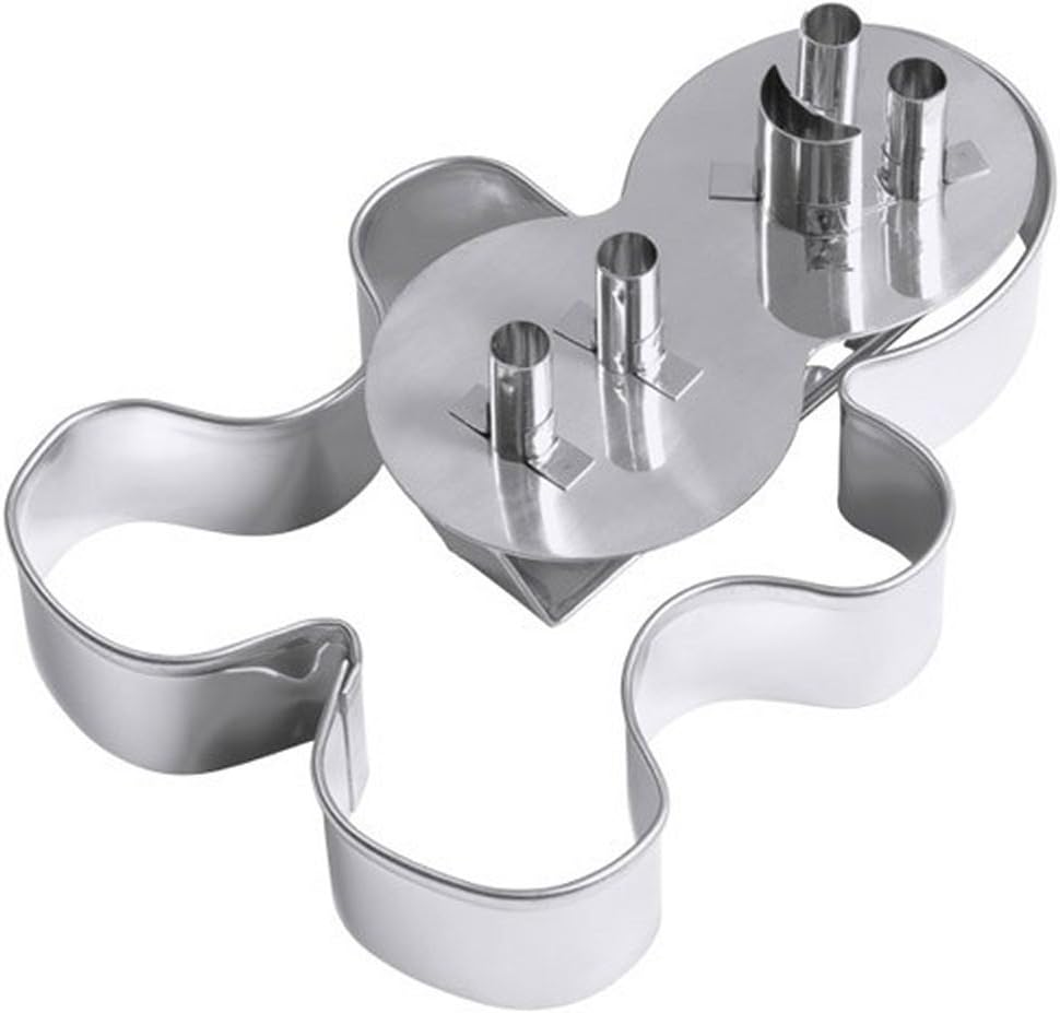 Amazon.com: Wilton Holiday Giant Gingerbread Boy Cookie Cutter, Set of ...