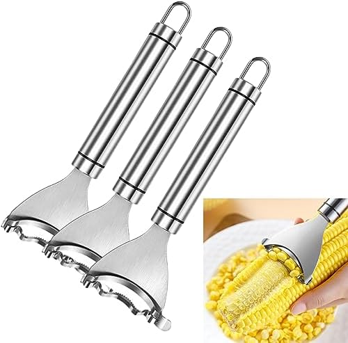 Amazon.com: 2 Pcs Corn Peeler Corn Cob Stripper Tool Stainless Steel ...
