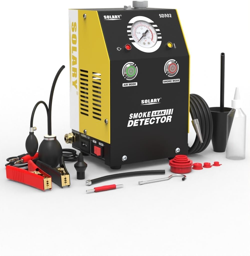 Solary Smoke Machine Automotive Leak Detector - DC 12V EVAP Smoke ...