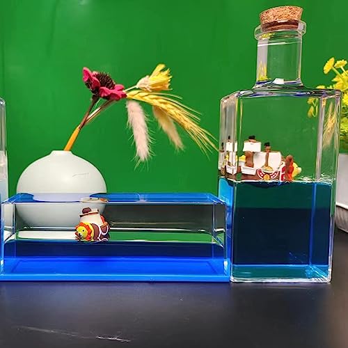 Unsinkable Pirate Ship, Housand Sunny Fluid Drift Bottle, Ship in a ...