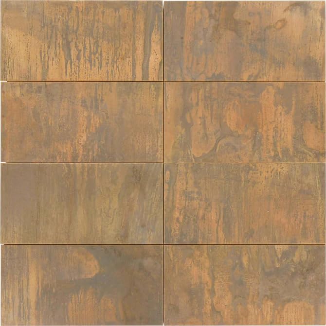 Amazon.com: Antique Copper Subway Tiles | Pack of 8 (3" x 6") | Copper ...