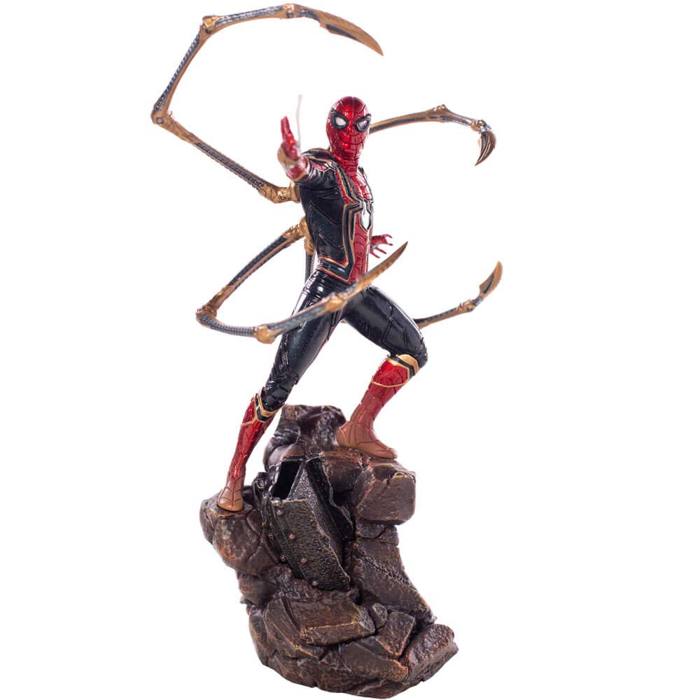 Buy Iron Studios Marvel Avengers Infinity War Iron Spider Man Battle ...
